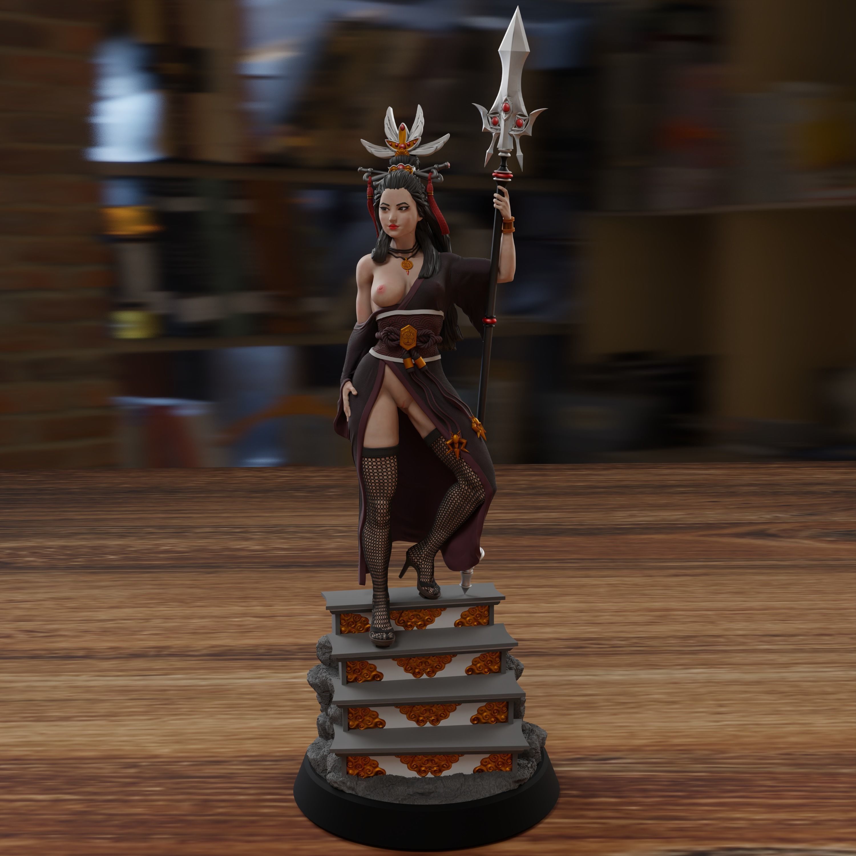 NSFW Izanami - The Japanese Goddess of Creation 3D model 3D printable | CGTrader