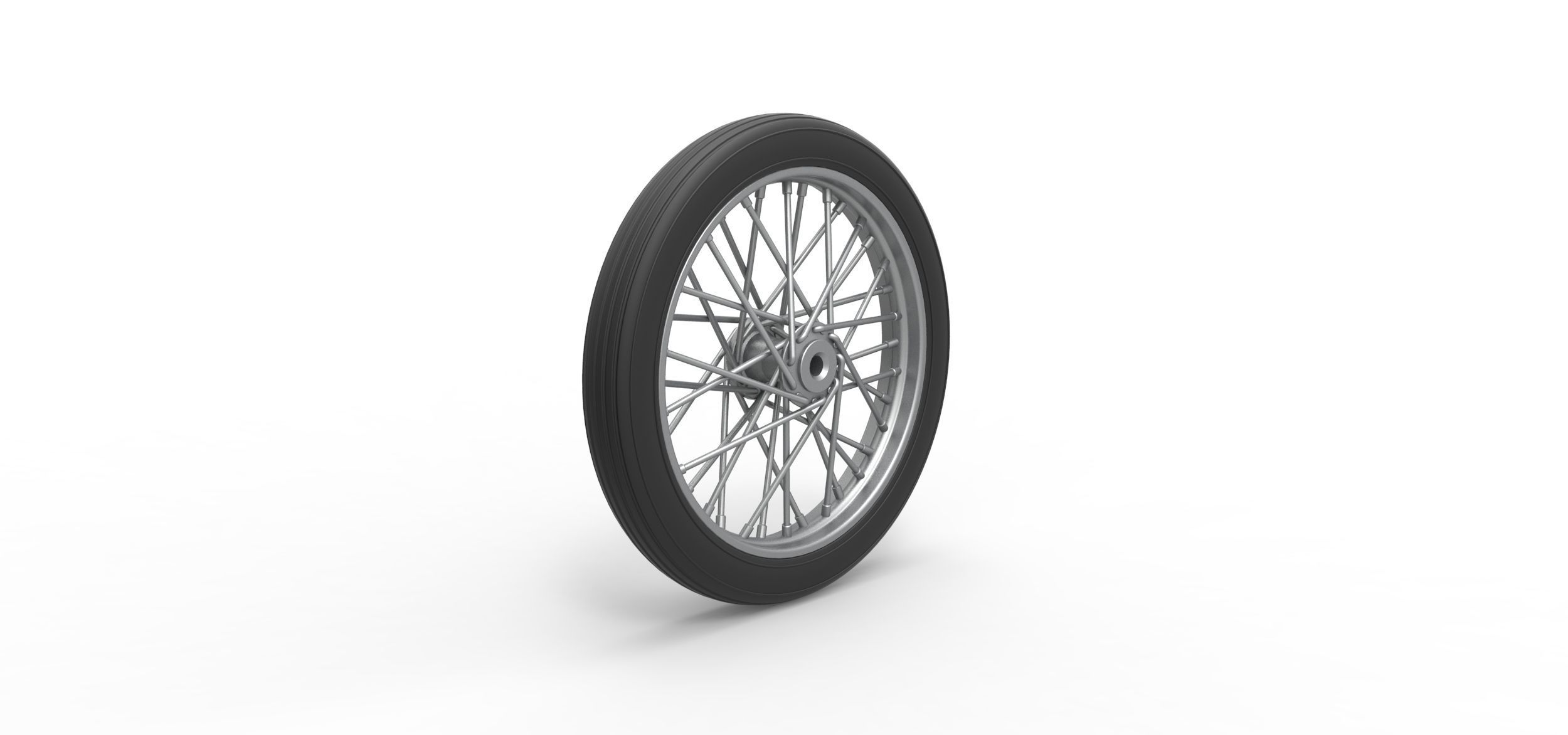 Diecast Front wire wheel of vintage dragster Scale 1 to 25 3D model 3D ...