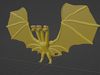 free king ghidorah model free 3D model | CGTrader