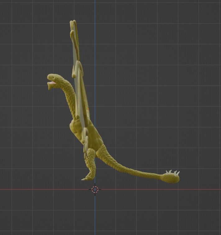 free king ghidorah model free 3D model | CGTrader