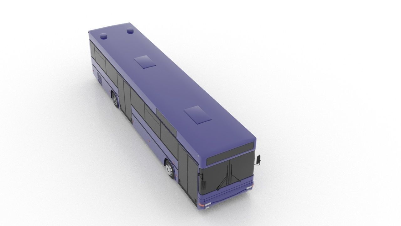 3D model Avtomontaza - Mercedes-Benz O405 Low VR / AR / low-poly | CGTrader