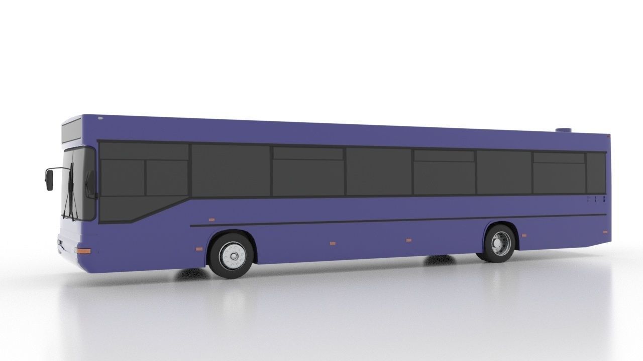 3D model Avtomontaza - Mercedes-Benz O405 Low VR / AR / low-poly | CGTrader