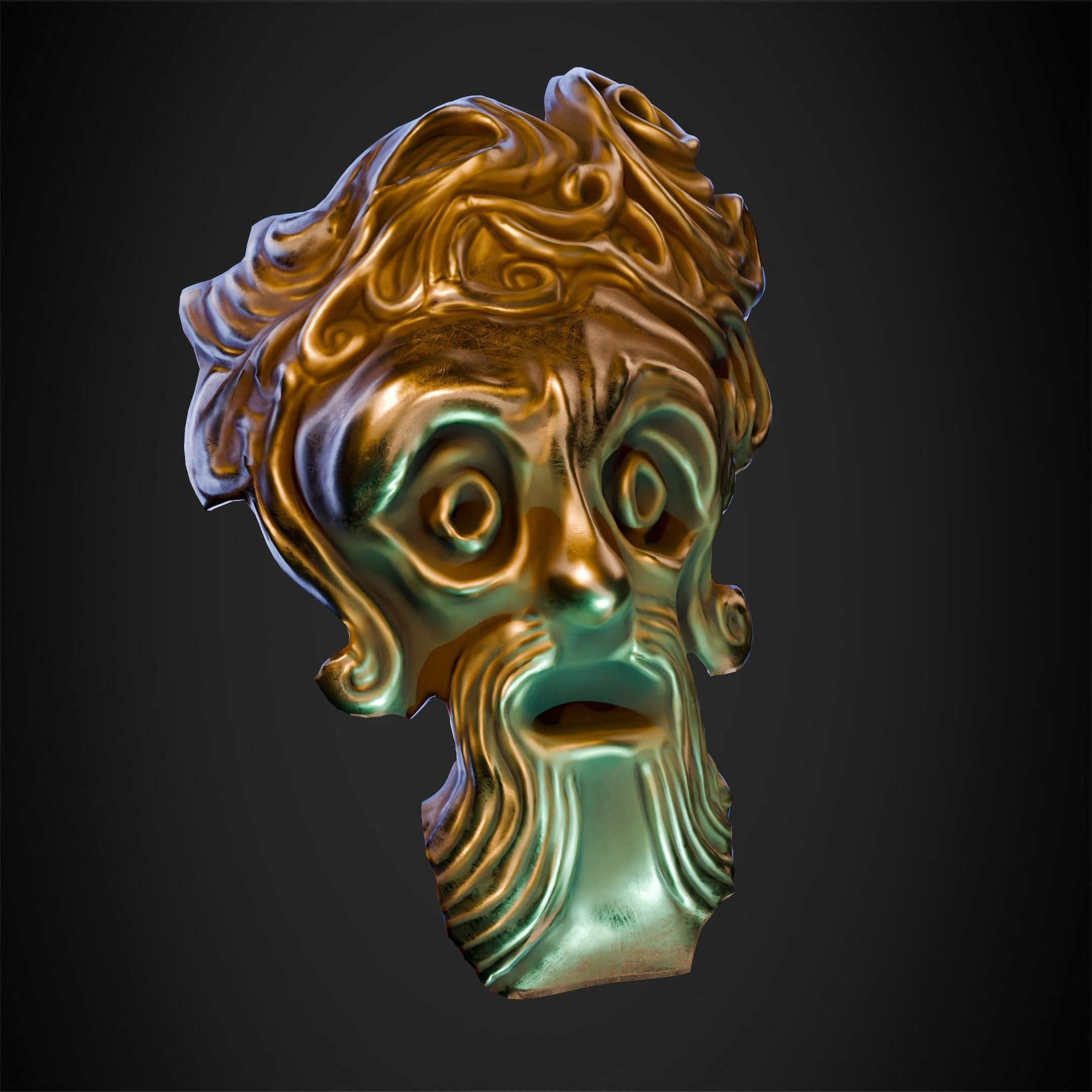 Dark Souls Father Mask for Cosplay 3D model 3D printable | CGTrader