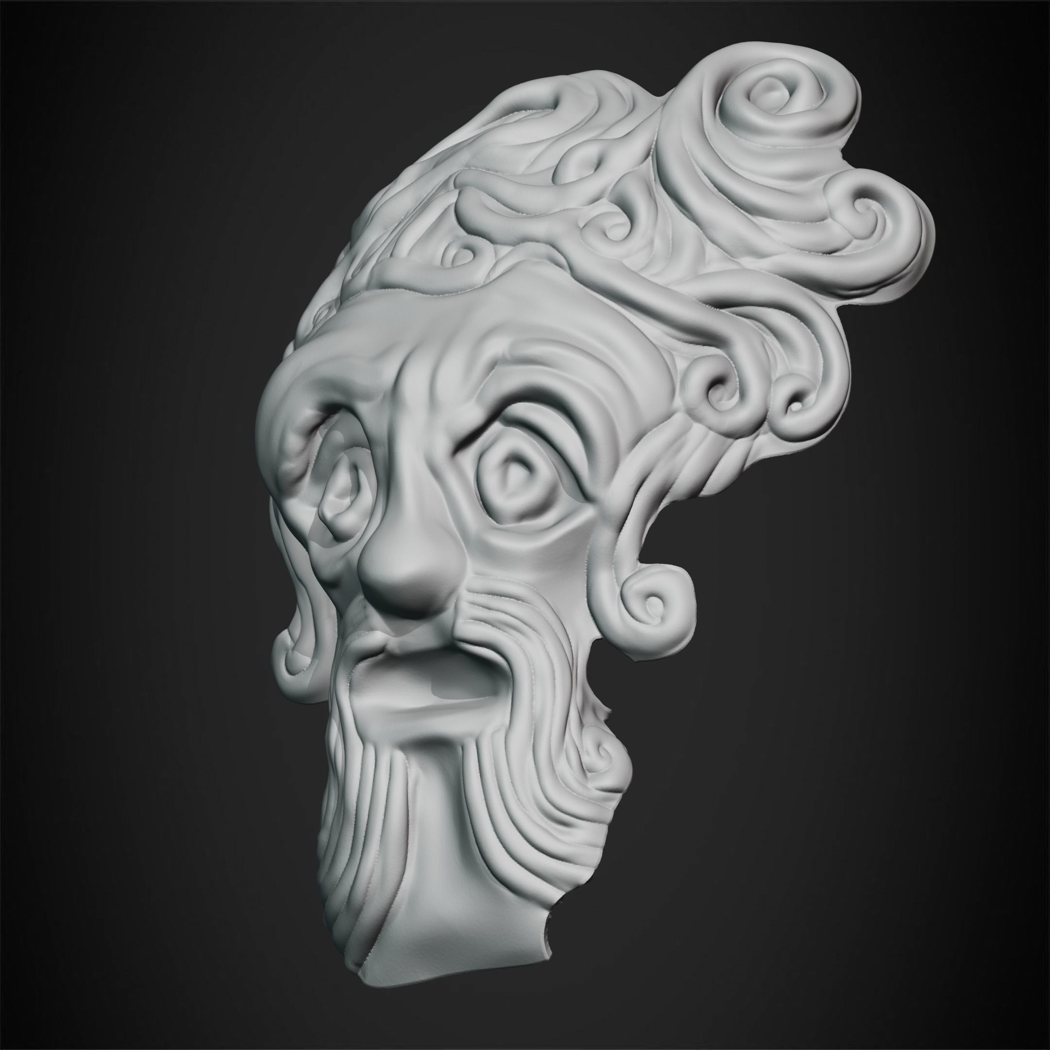 Dark Souls Father Mask for Cosplay 3D model 3D printable | CGTrader