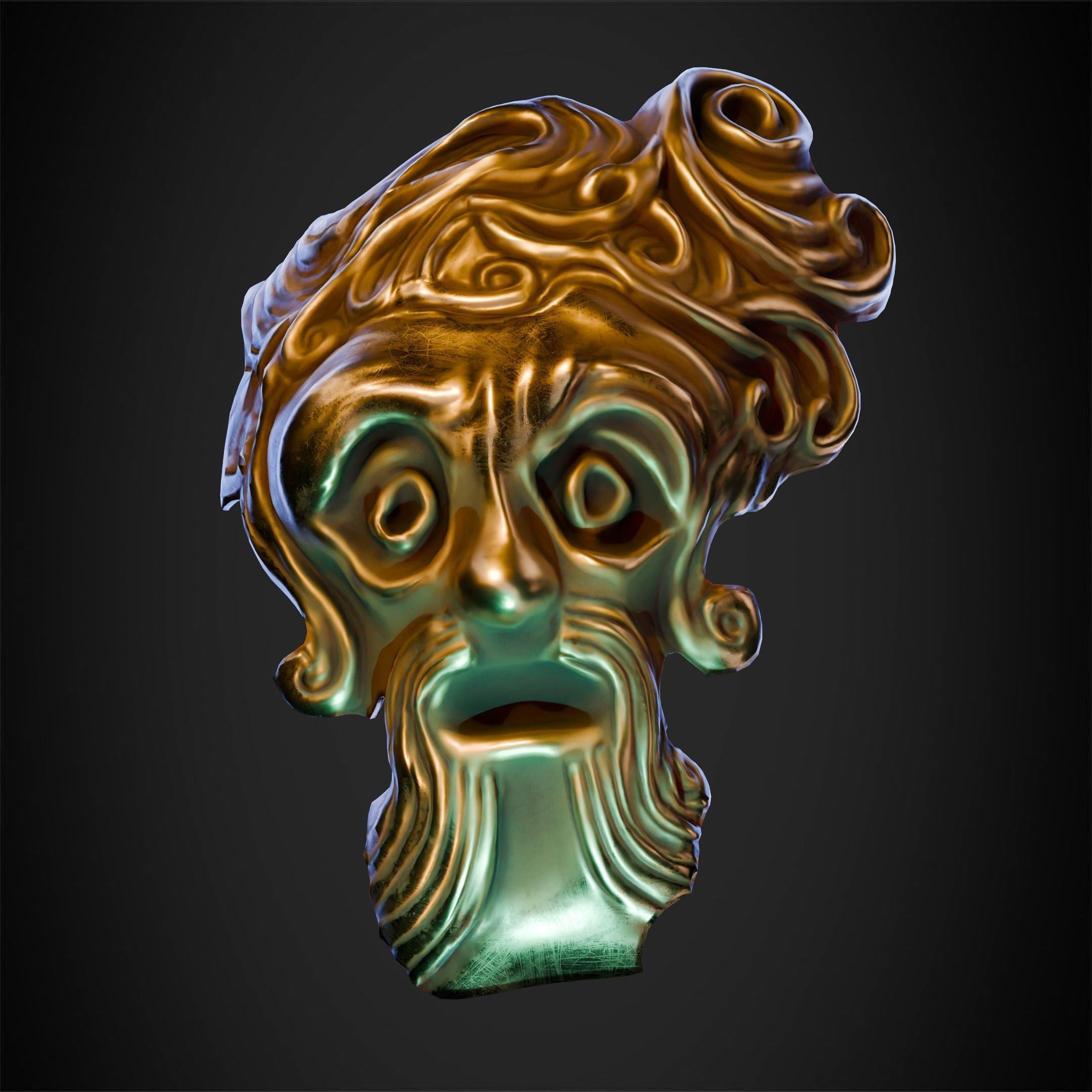 Dark Souls Father Mask for Cosplay 3D model 3D printable | CGTrader