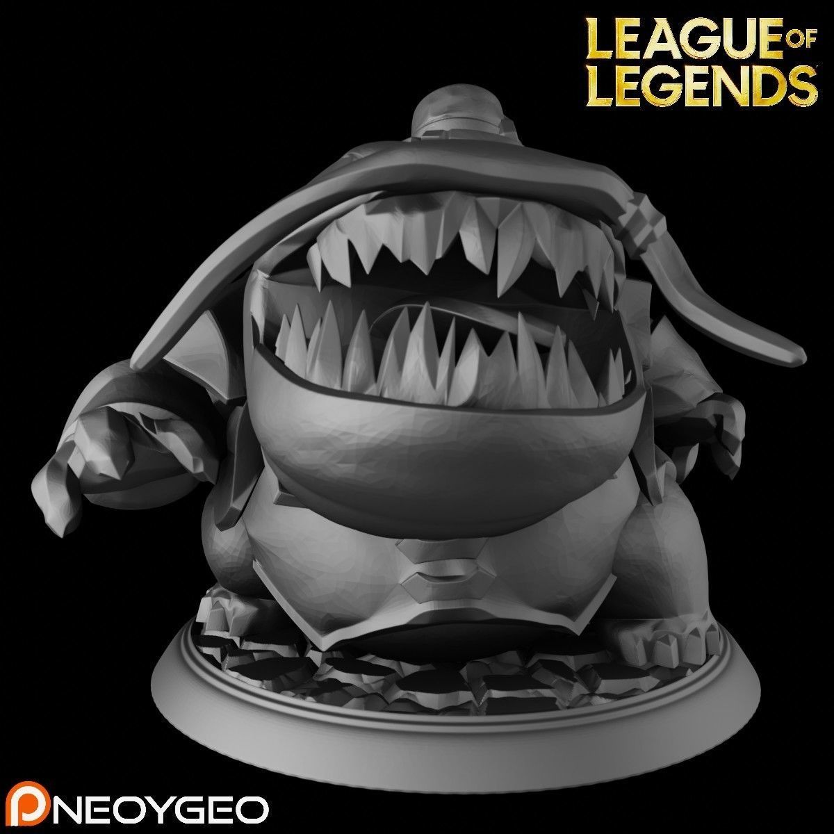 TAHM KENCH - LEAGUE OF LEGENDS 3D model 3D printable | CGTrader