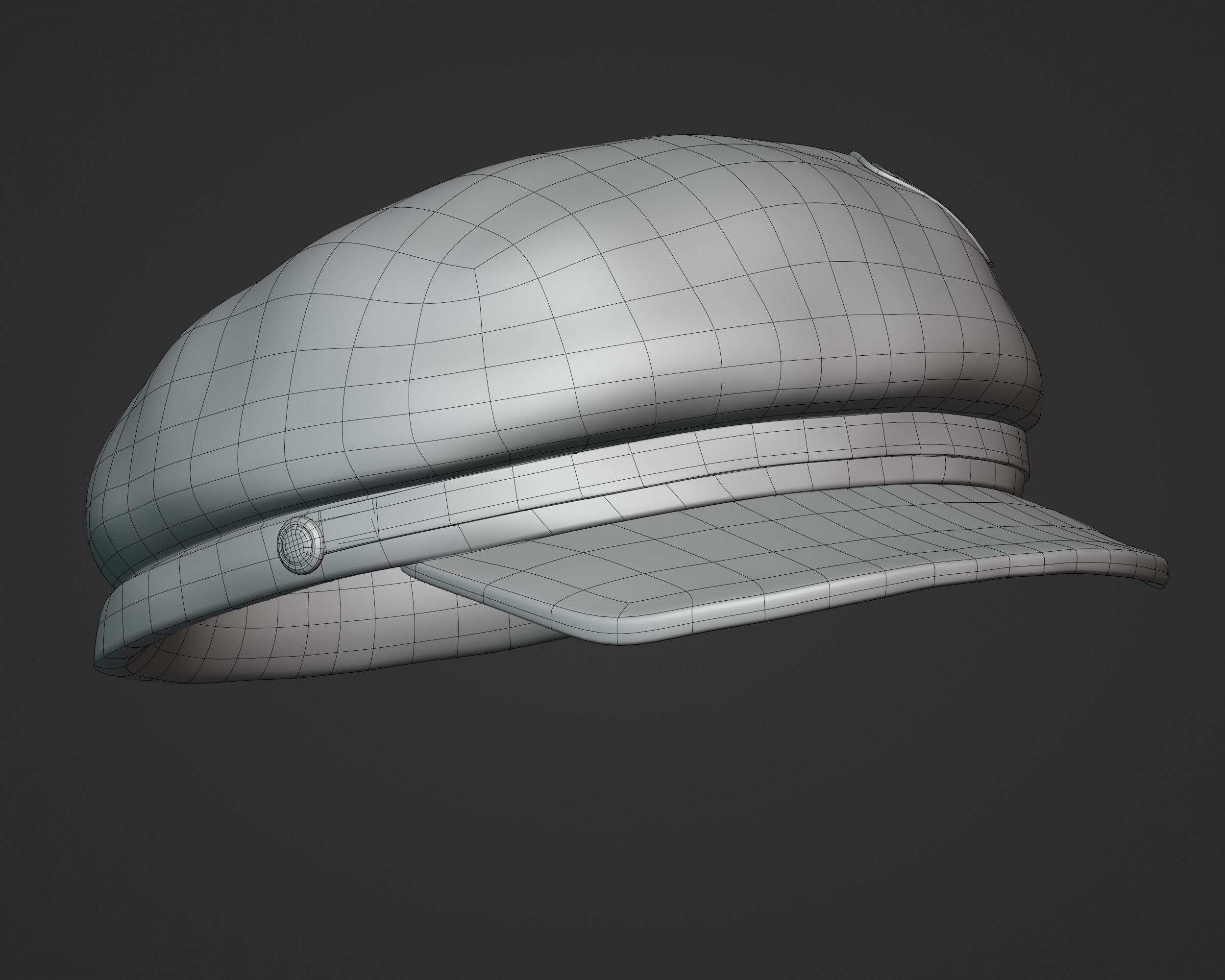 Peaked cap free VR / AR / low-poly 3D model | CGTrader