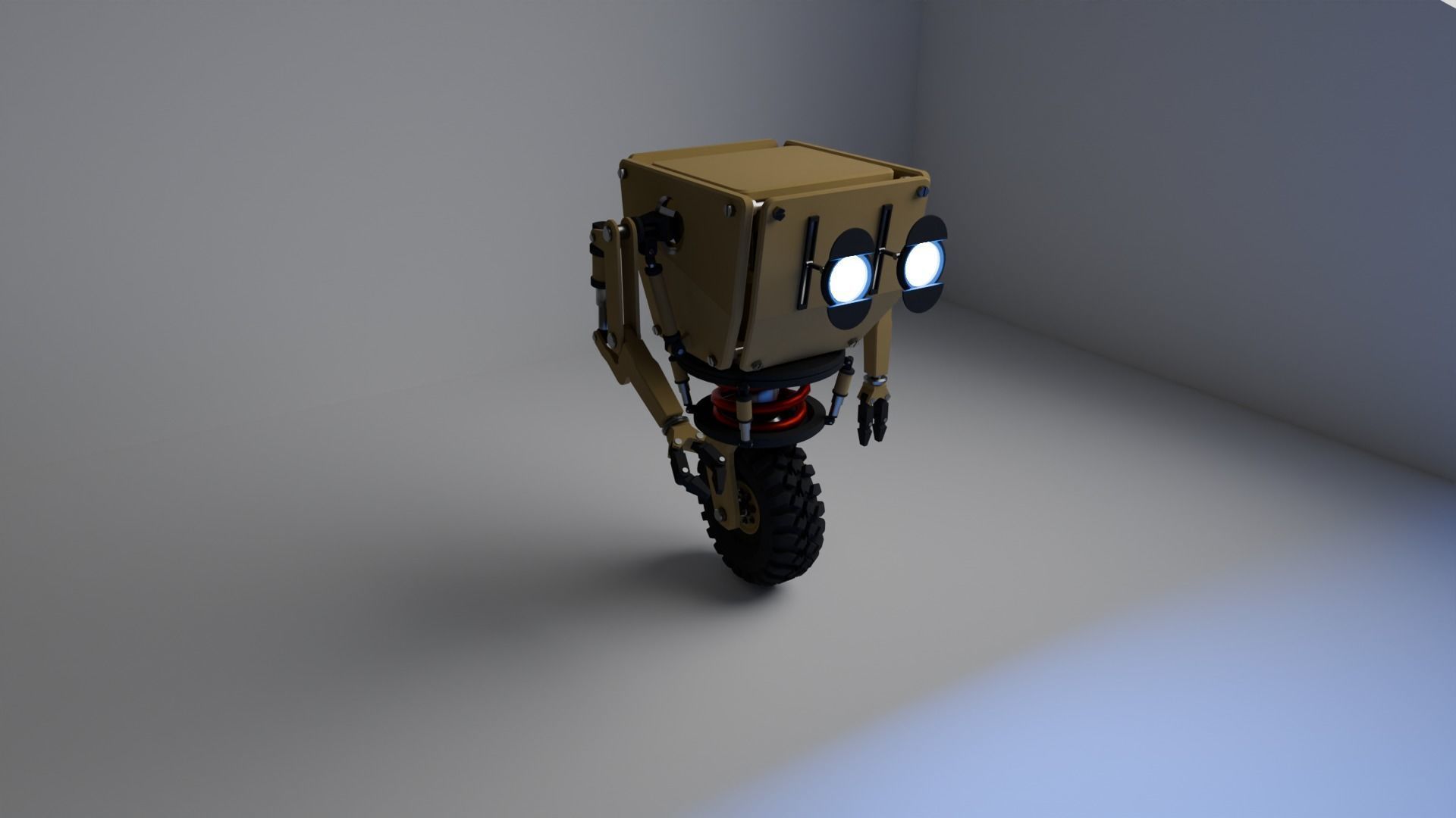 3D model Robot - Low poly cute robot VR / AR / low-poly | CGTrader