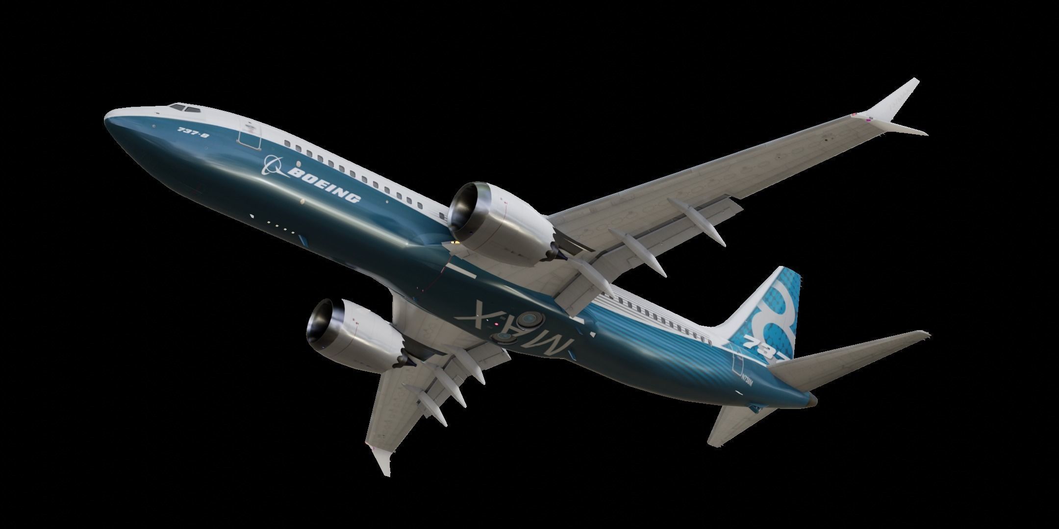 3D model Boeing 737 MAX VR / AR / low-poly | CGTrader