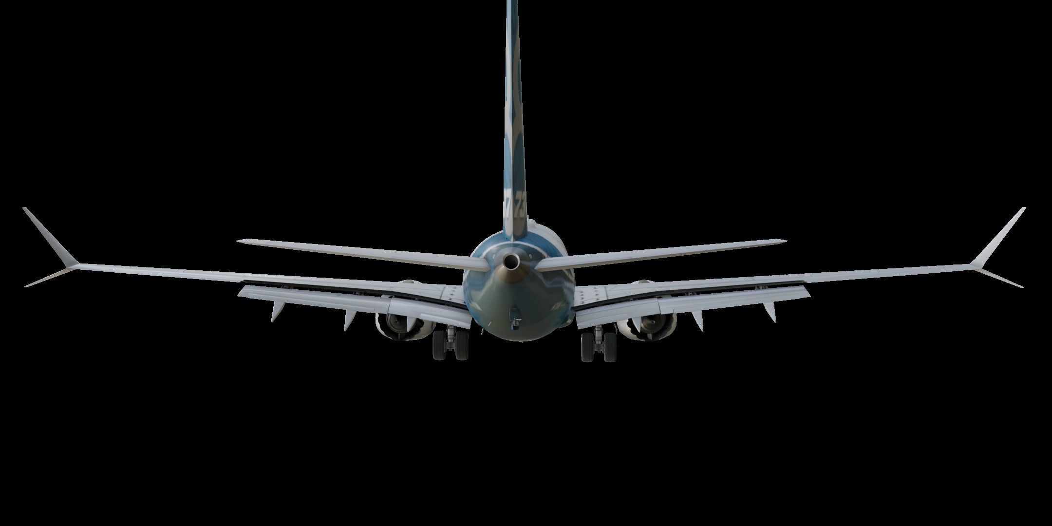 3D model Boeing 737 MAX VR / AR / low-poly | CGTrader