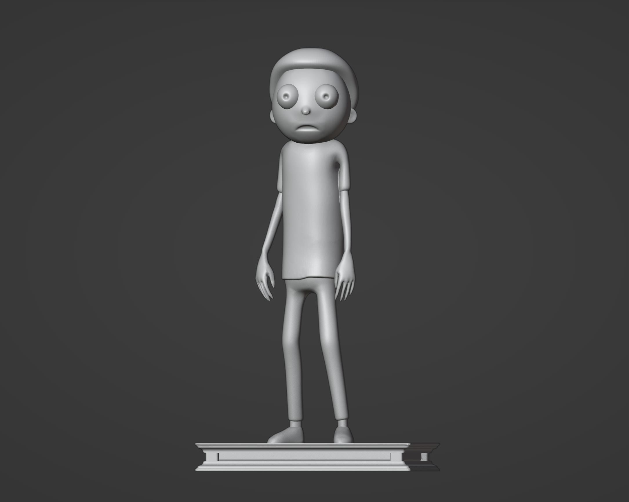 Morty From Rick and Morty 3D model 3D printable | CGTrader