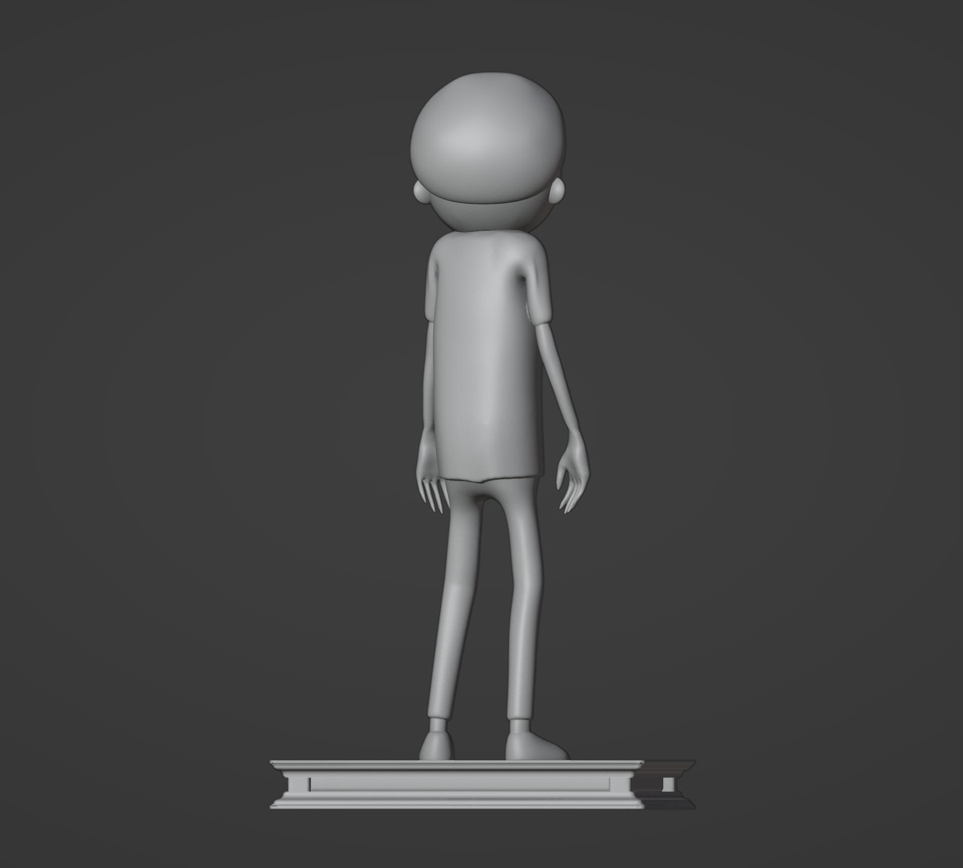 Morty From Rick and Morty 3D model 3D printable | CGTrader