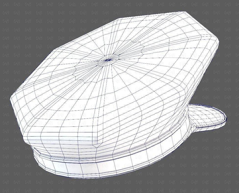 3D model Cap V80 VR / AR / low-poly | CGTrader