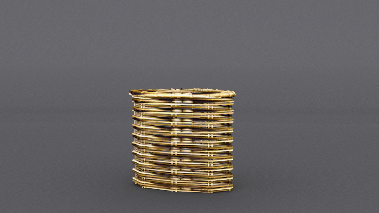 3D model Coiled baskets Rattan VR / AR / low-poly | CGTrader