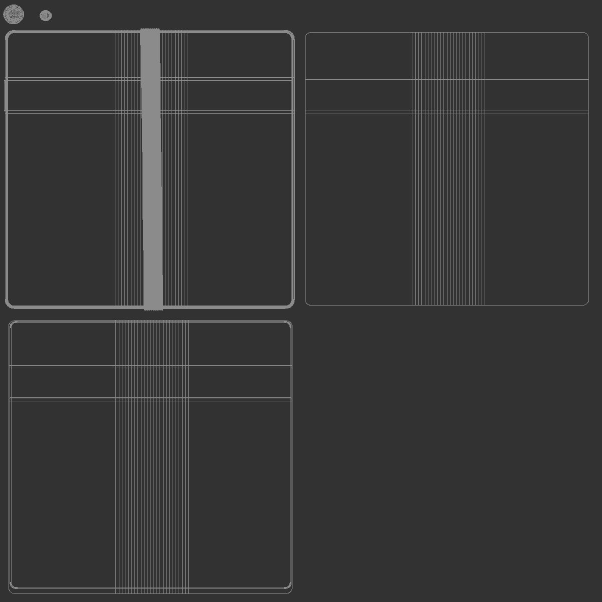 3D model Animated Flexible Phone - smartphone book animation of display ...