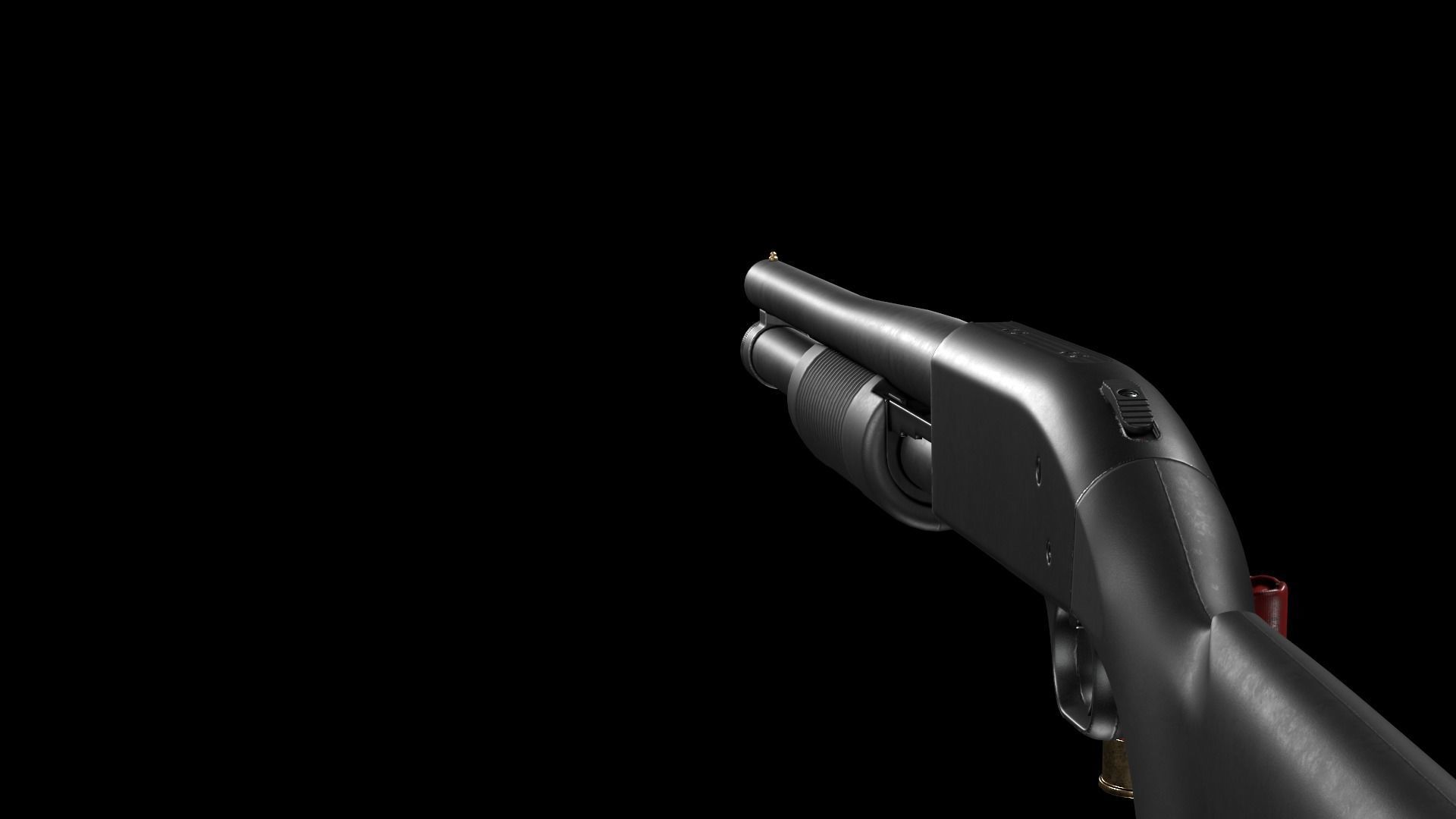 3D model Shotgun Mossberg 590 9 shot VR / AR / low-poly | CGTrader