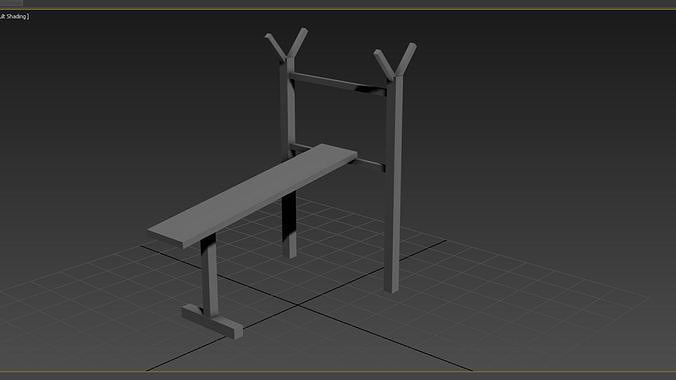 3D model Bench Press VR / AR / low-poly | CGTrader