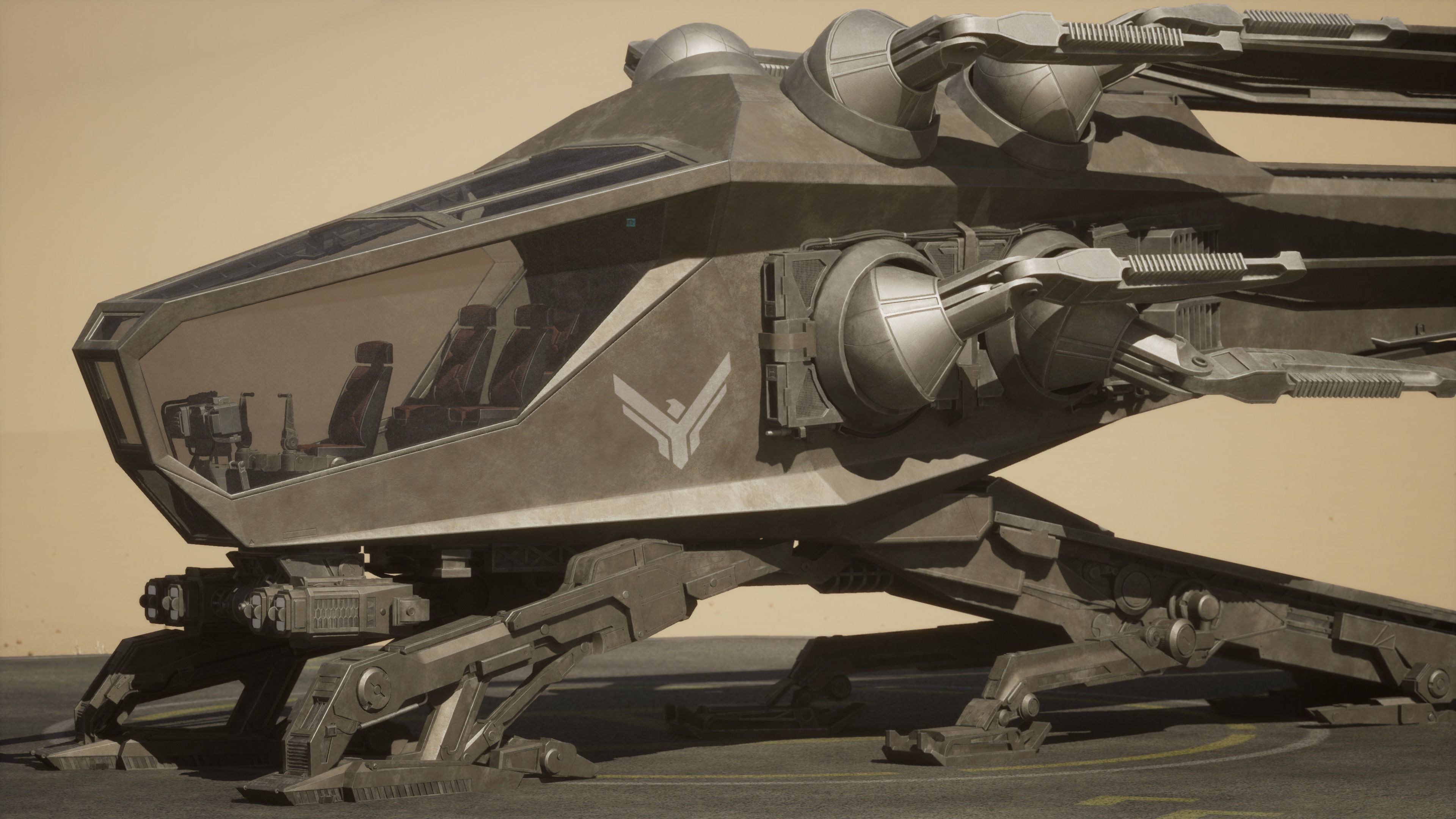 3D model Atreides ornithopter from Dune VR / AR / low-poly | CGTrader