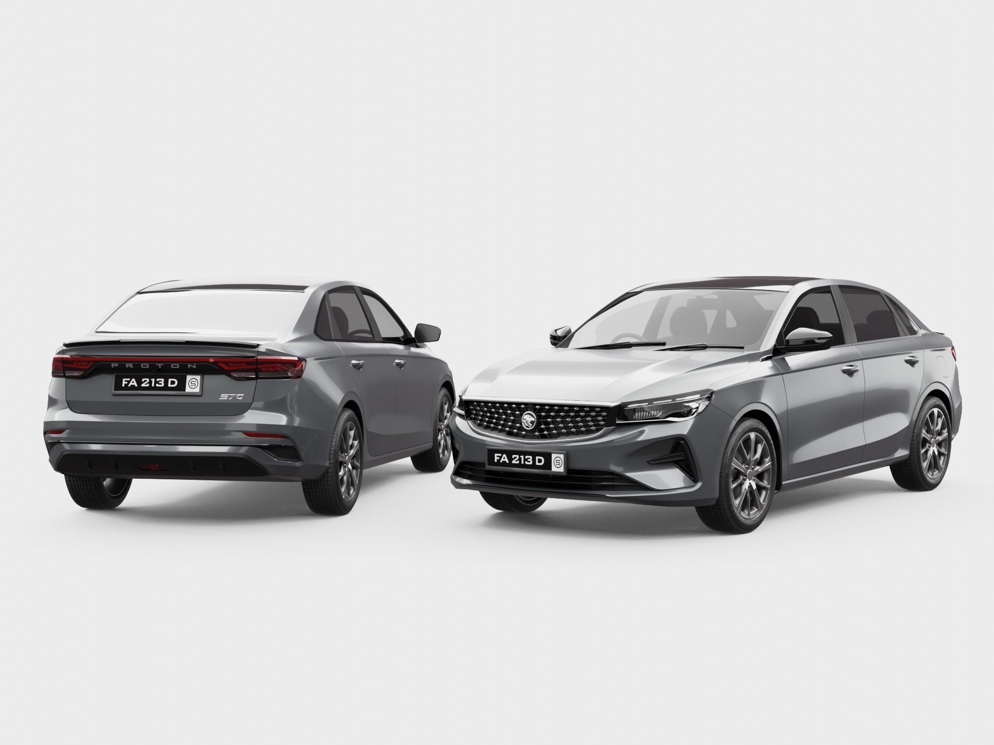 Proton S70 3D model | CGTrader