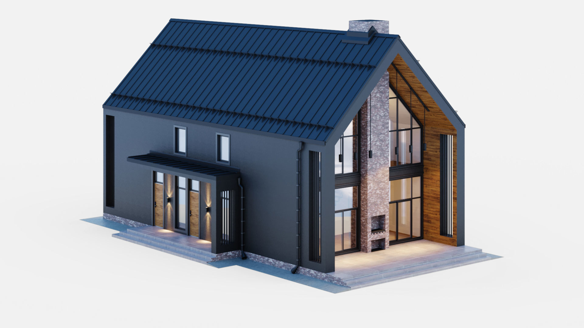 Large barnhouse with perfect layout 3D model | CGTrader