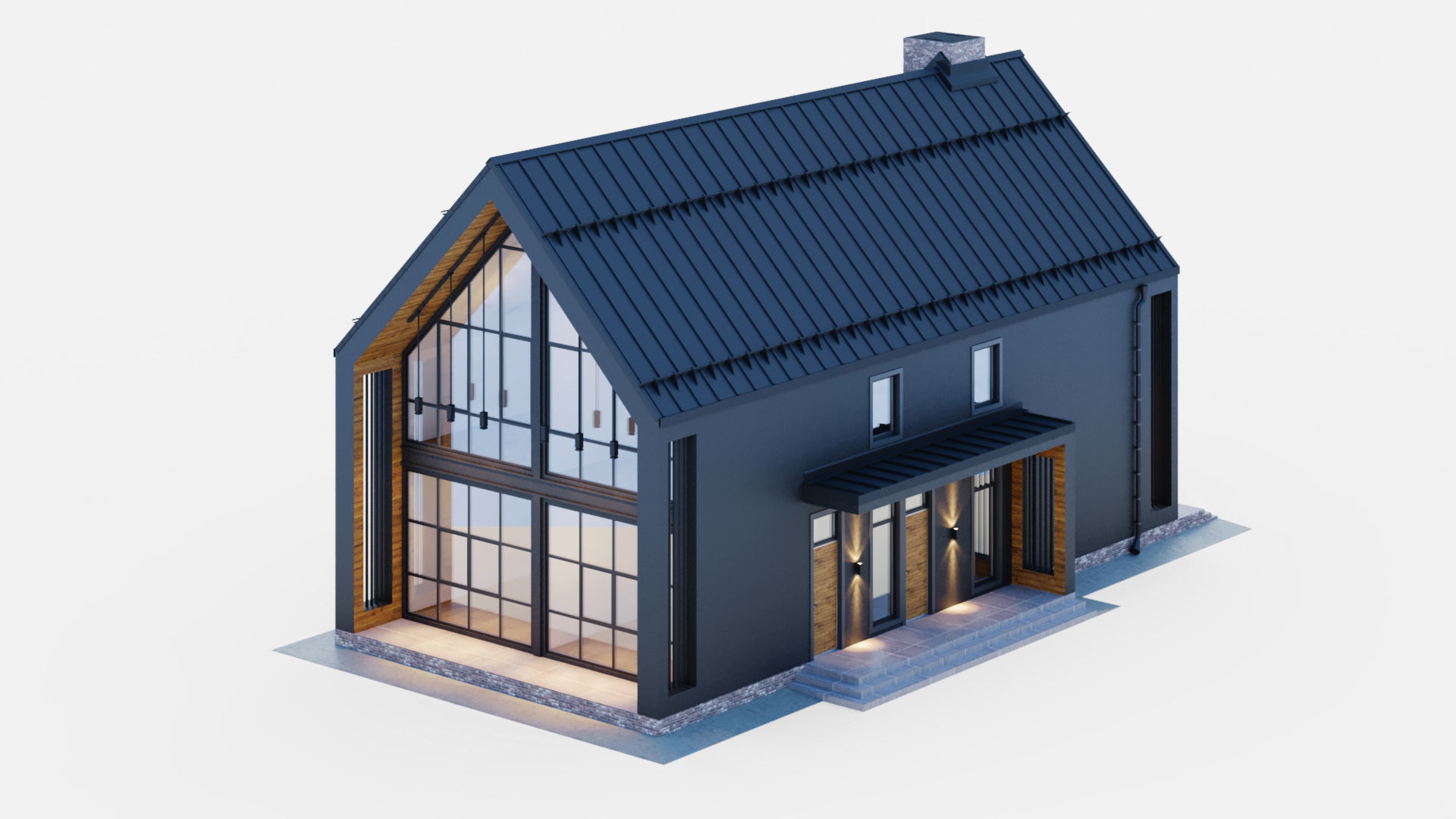 Large barnhouse with perfect layout 3D model | CGTrader