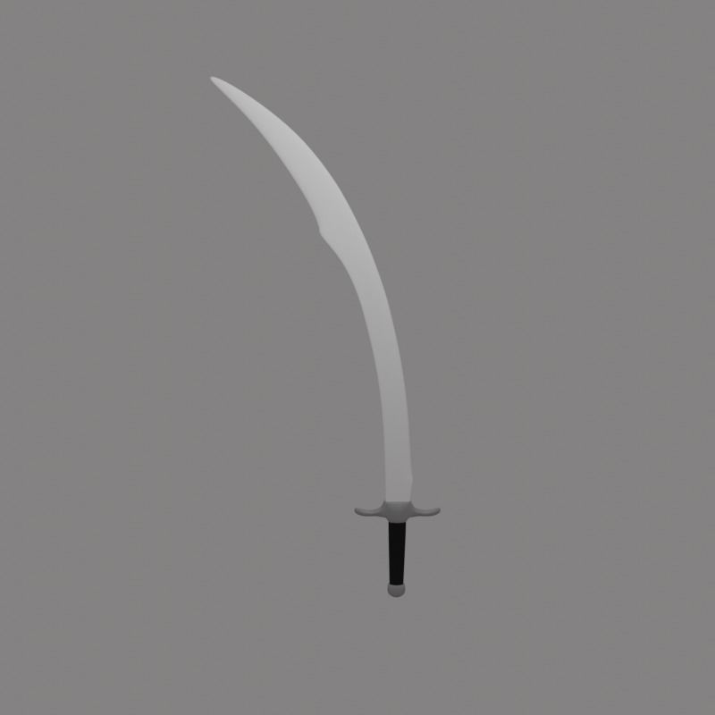 Scimitar Sword 3D Model 3D model | CGTrader