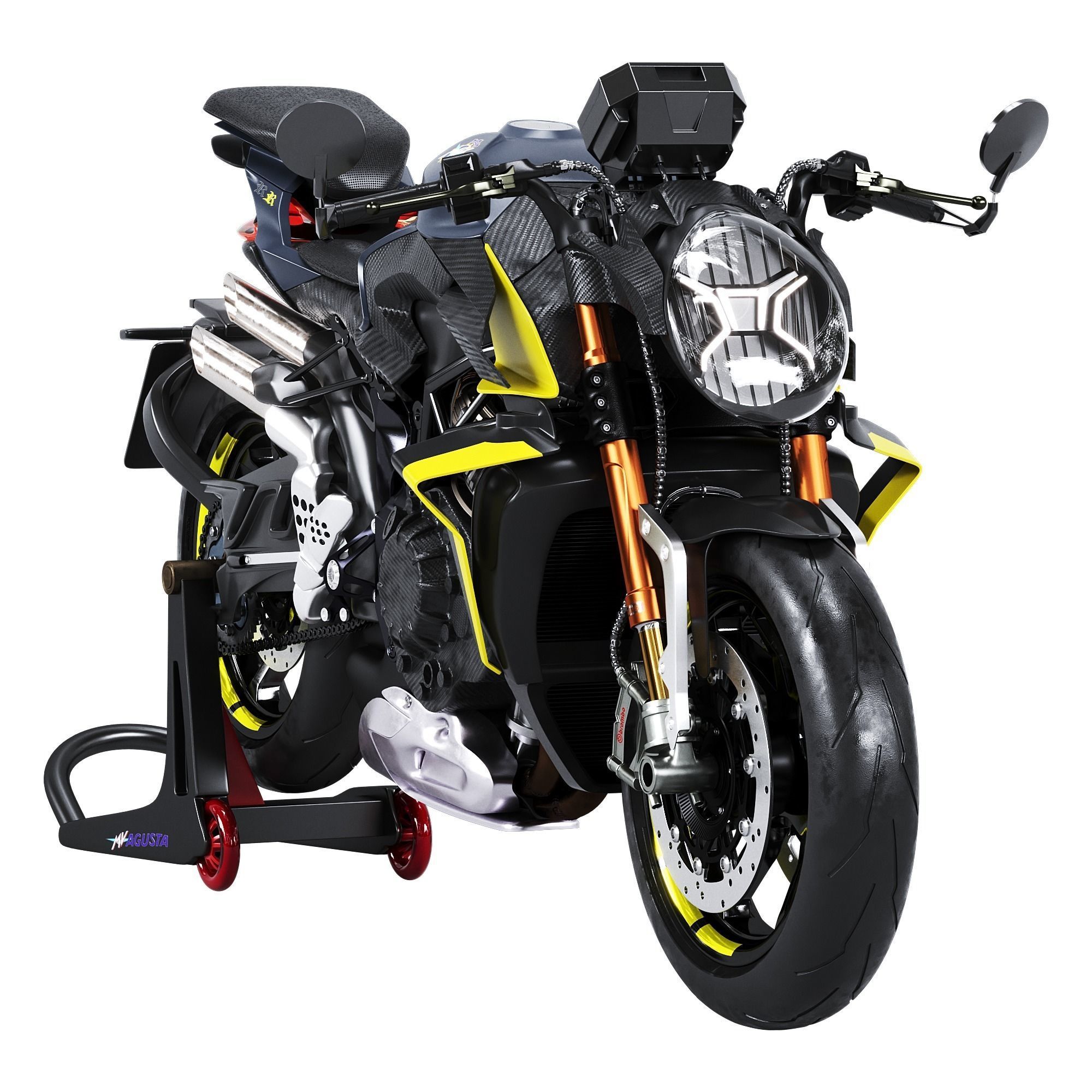 3D model 2021 MV Agusta Brutale 1000 RR VR / AR / low-poly | CGTrader