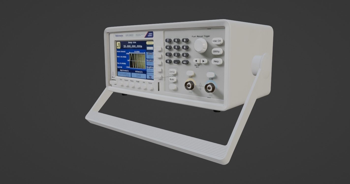 Function generator 3D model | CGTrader