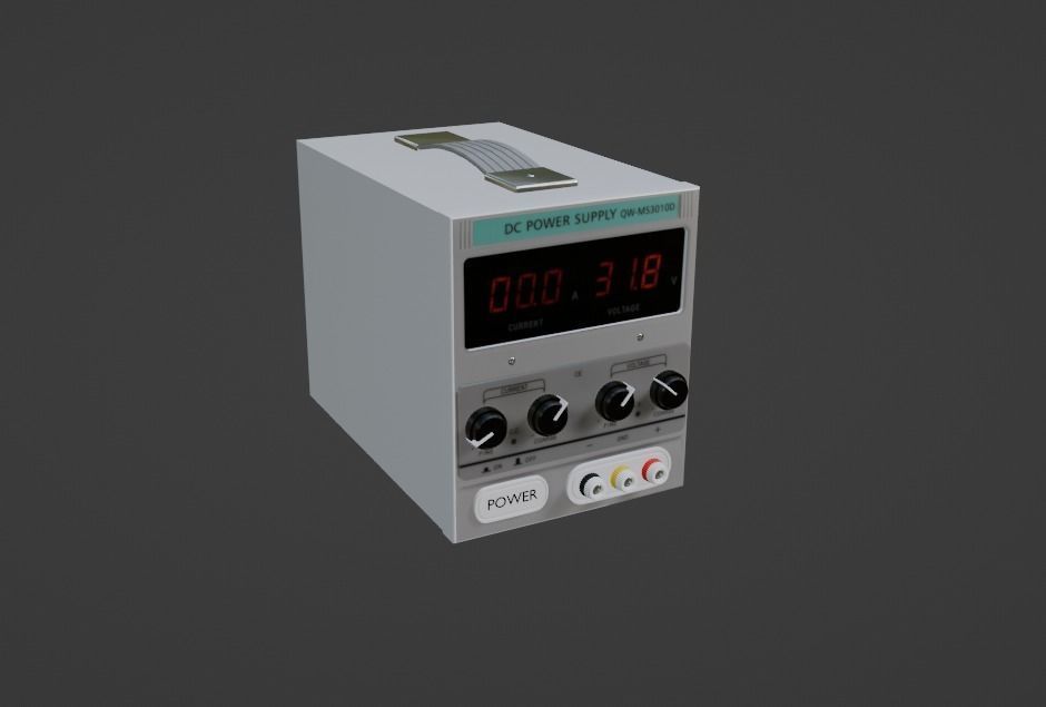 Dc power supply 3D model | CGTrader