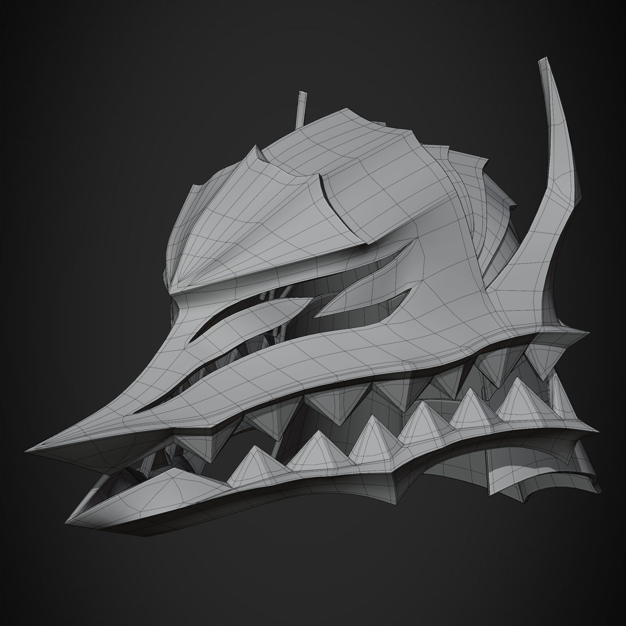 Guts Berserker Helmet for Cosplay 3D model 3D printable | CGTrader