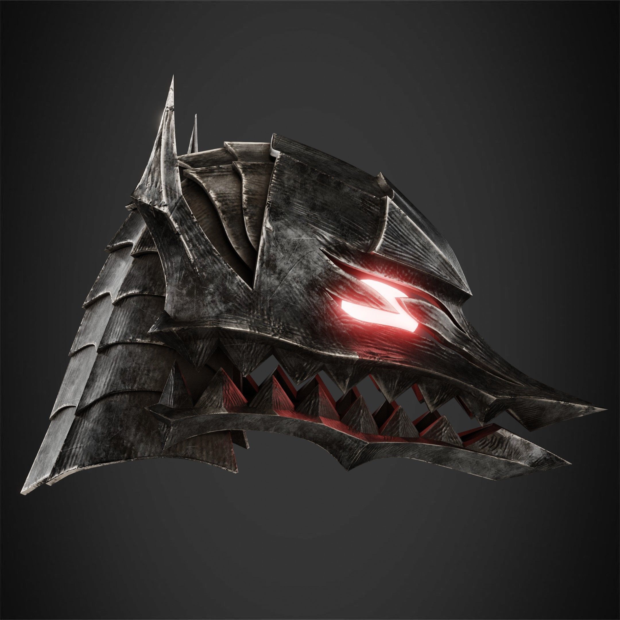 Guts Berserker Helmet for Cosplay 3D model 3D printable | CGTrader