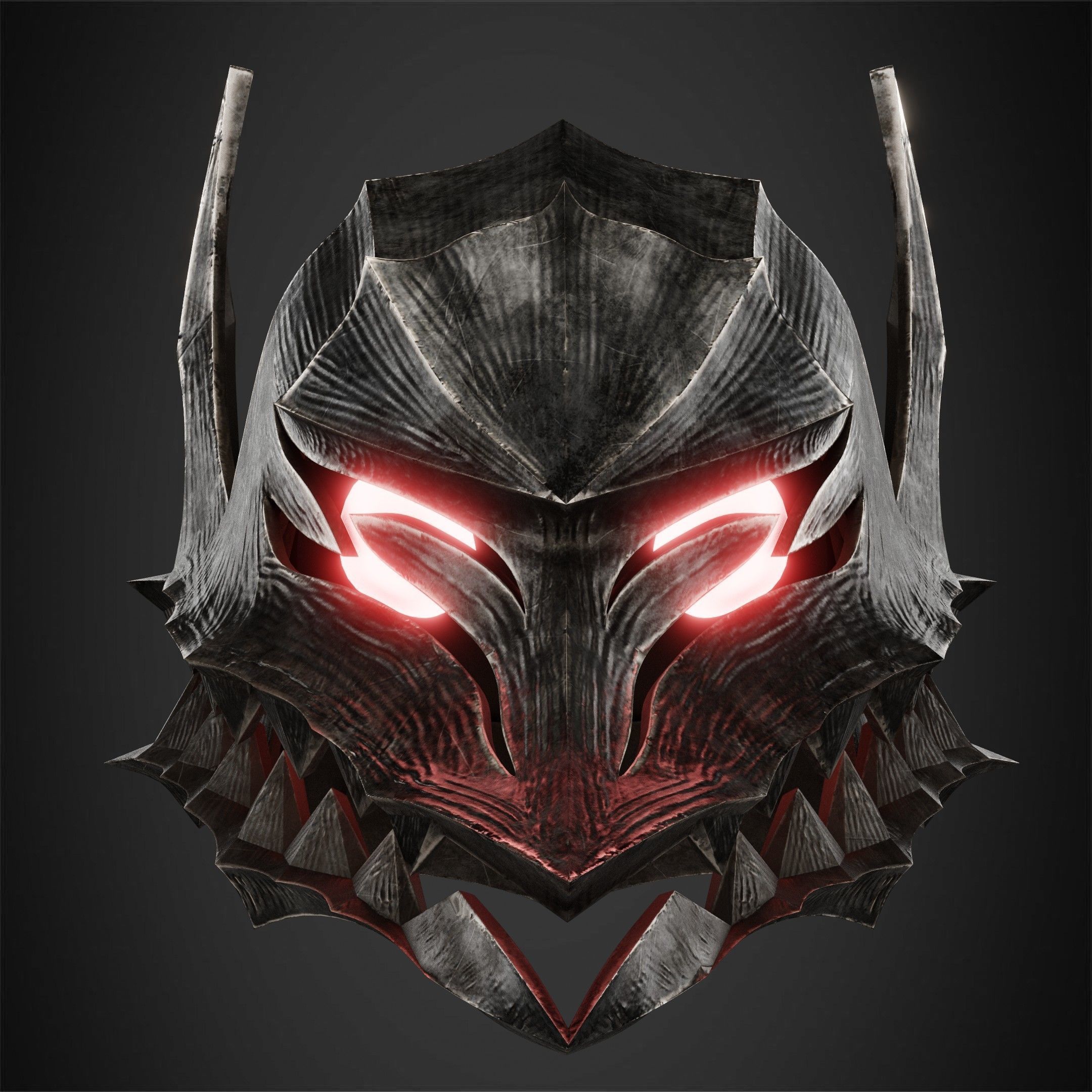 Guts Berserker Helmet for Cosplay 3D model 3D printable | CGTrader