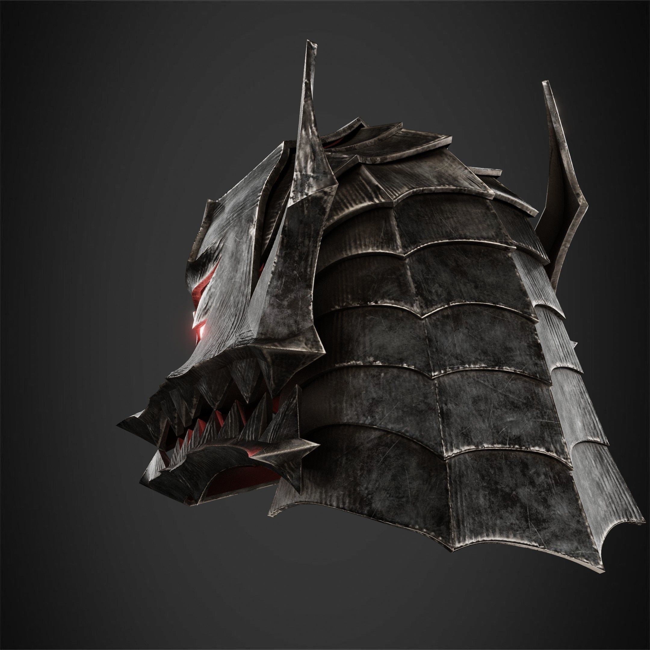 Guts Berserker Helmet for Cosplay 3D model 3D printable | CGTrader