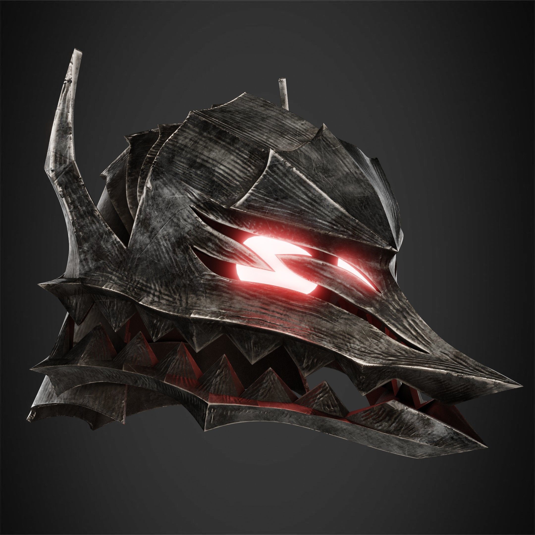Guts Berserker Helmet for Cosplay 3D model 3D printable | CGTrader