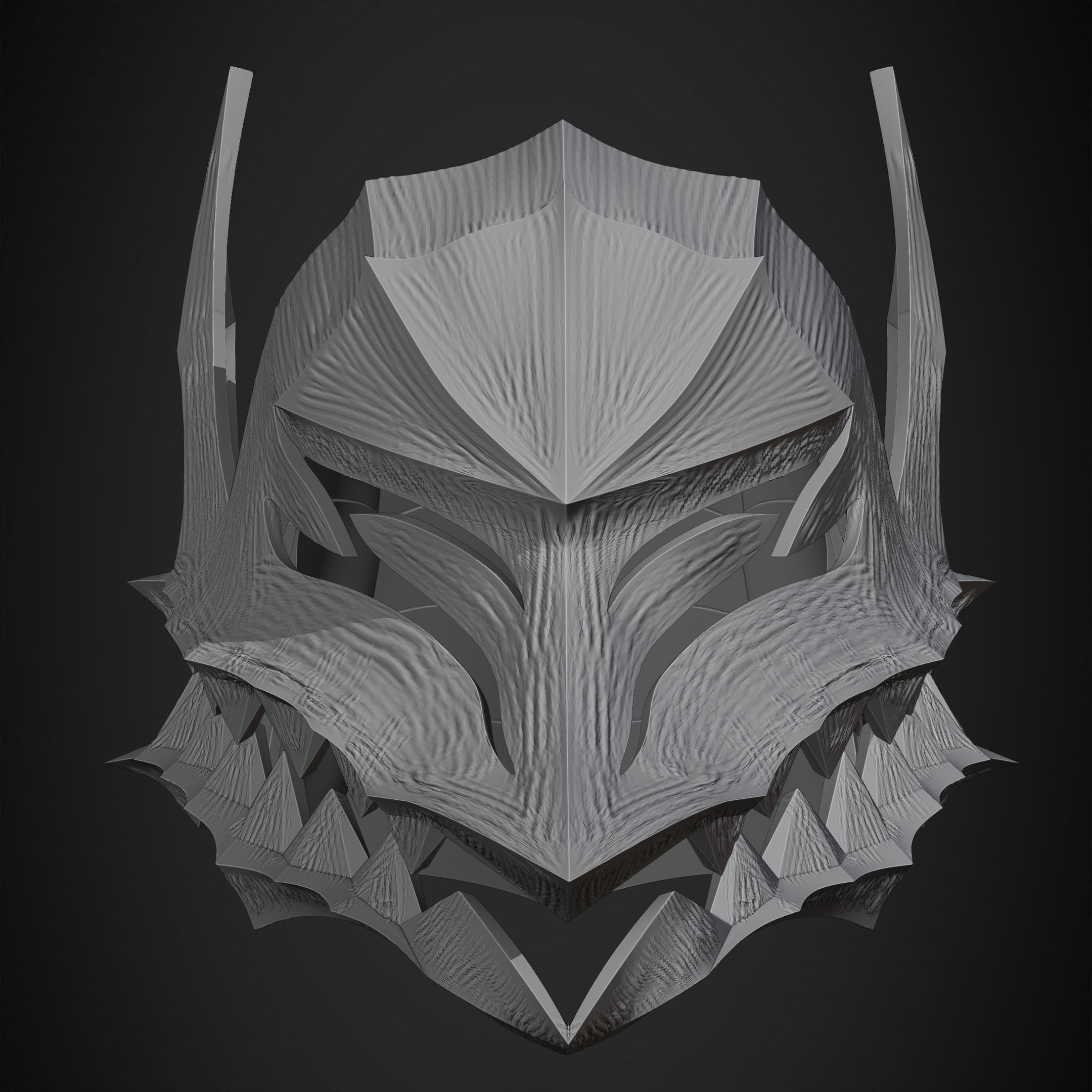 Guts Berserker Helmet for Cosplay 3D model 3D printable | CGTrader