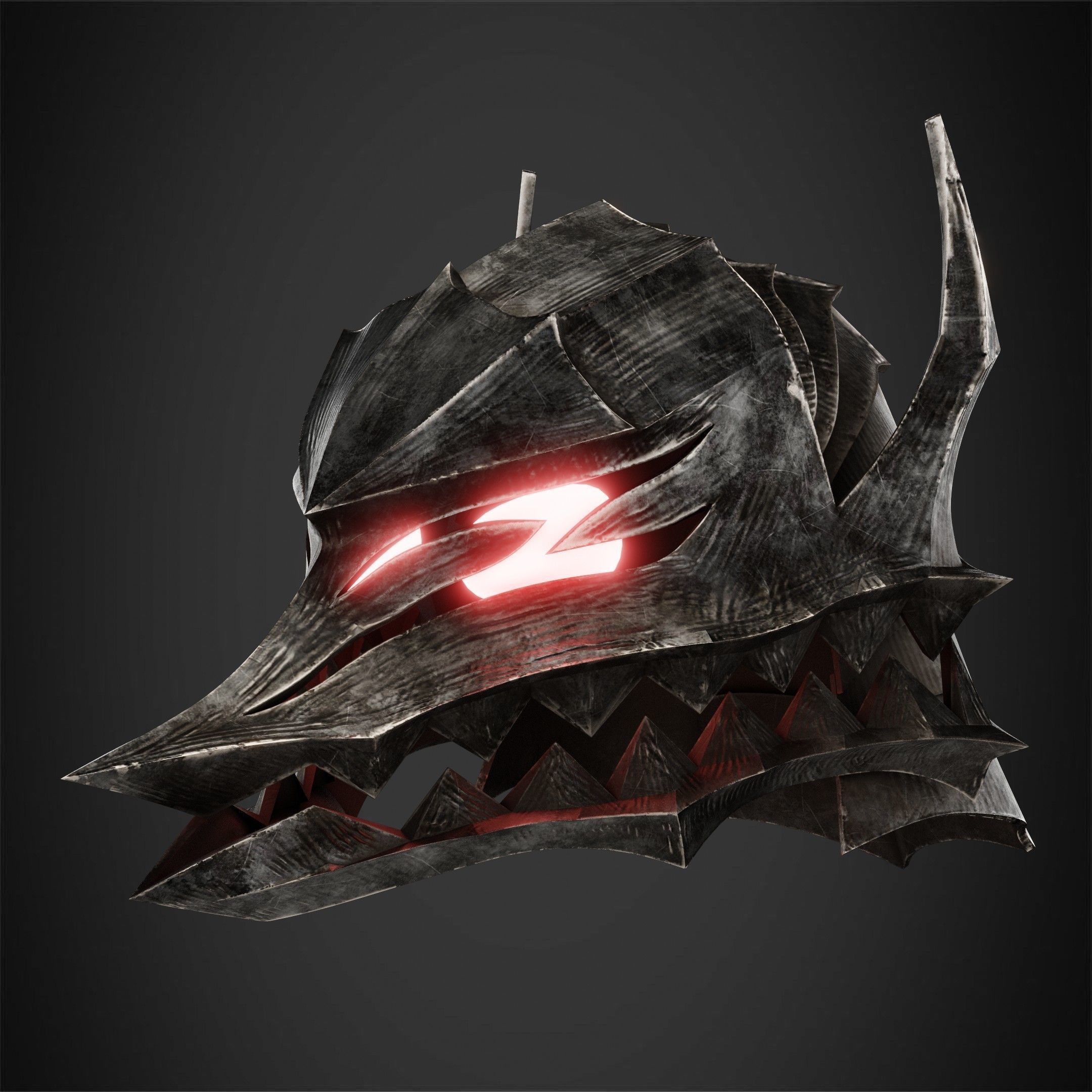 Guts Berserker Helmet for Cosplay 3D model 3D printable | CGTrader