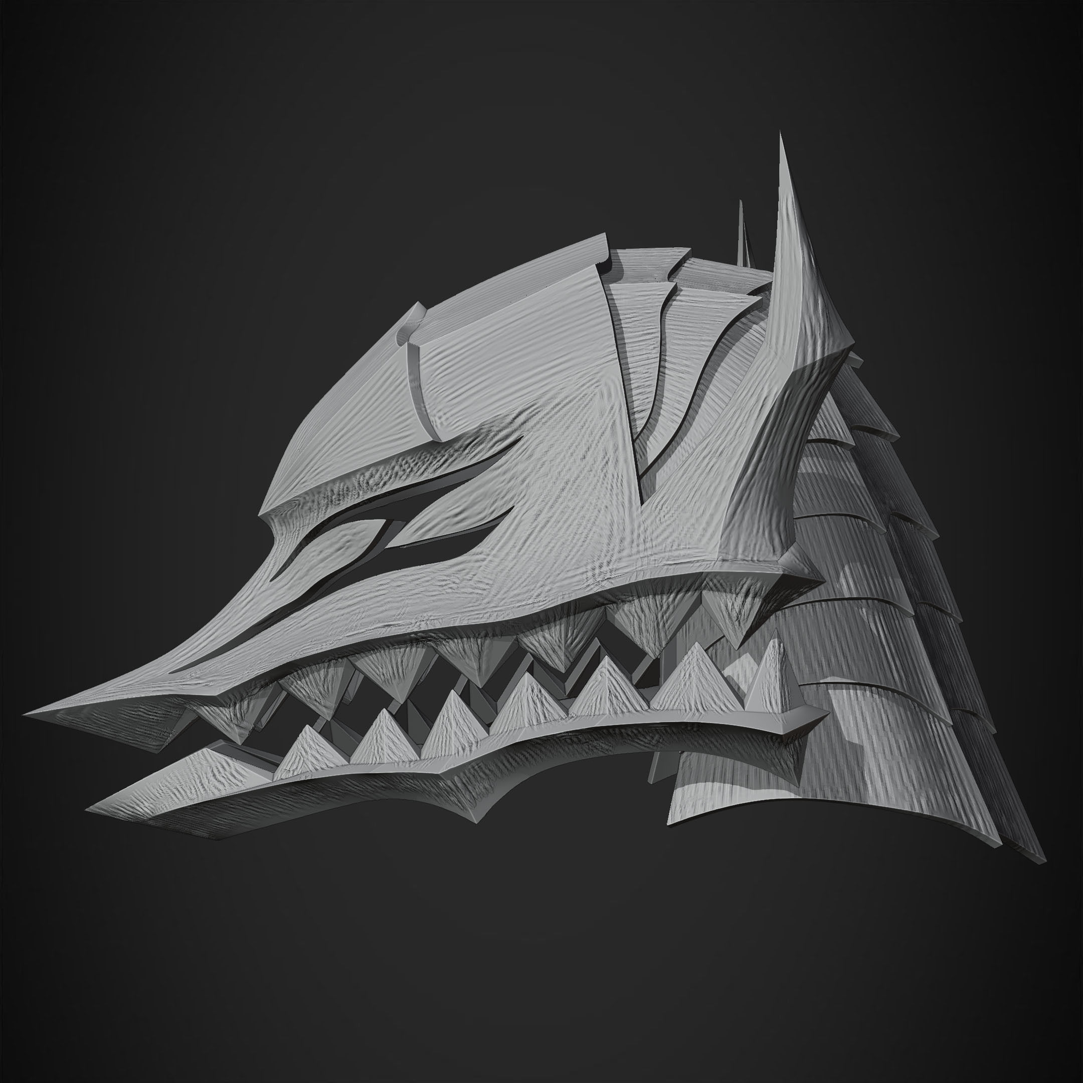 Guts Berserker Helmet for Cosplay 3D model 3D printable | CGTrader
