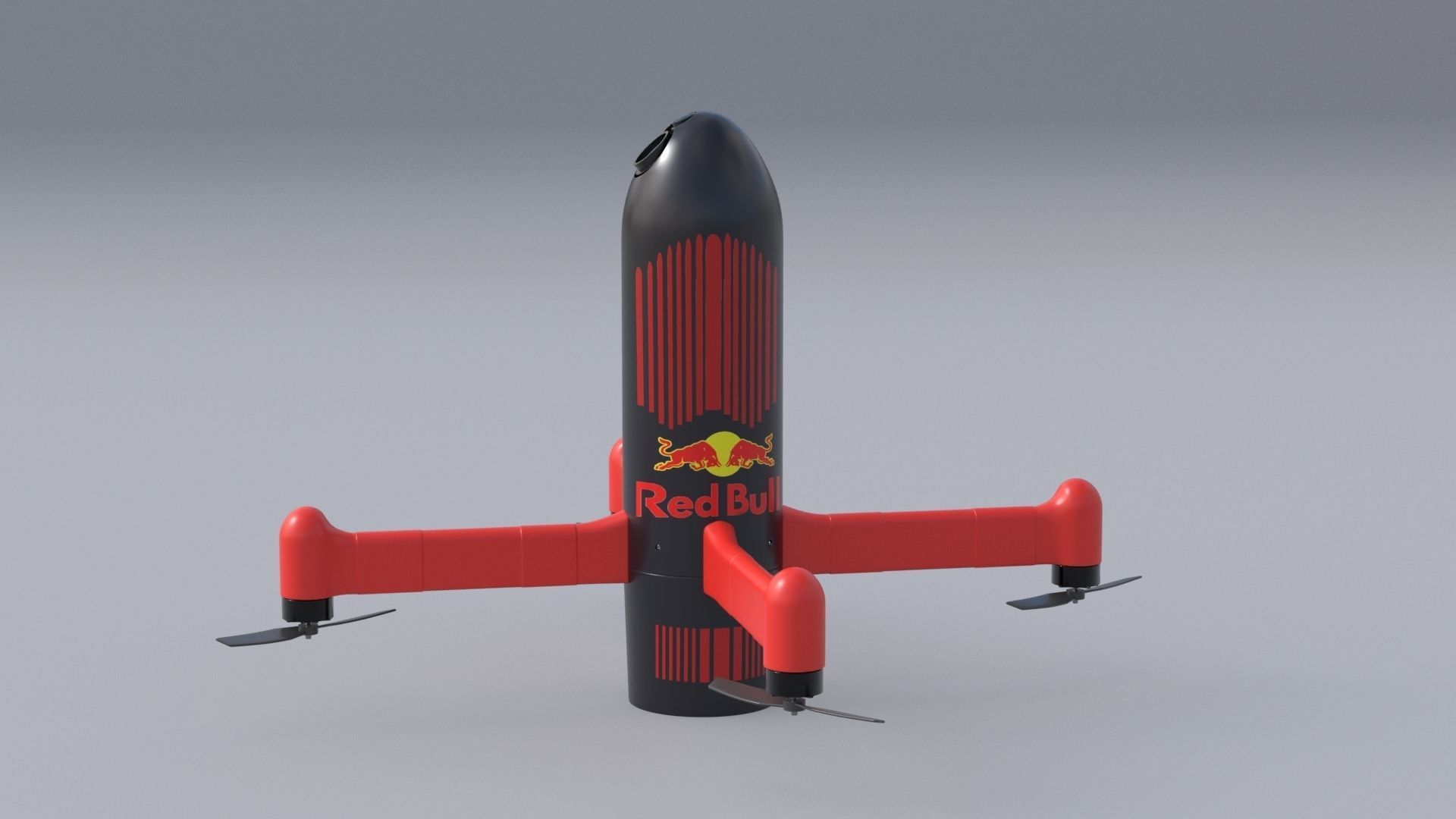3D model Redbull Drone VR / AR / low-poly | CGTrader