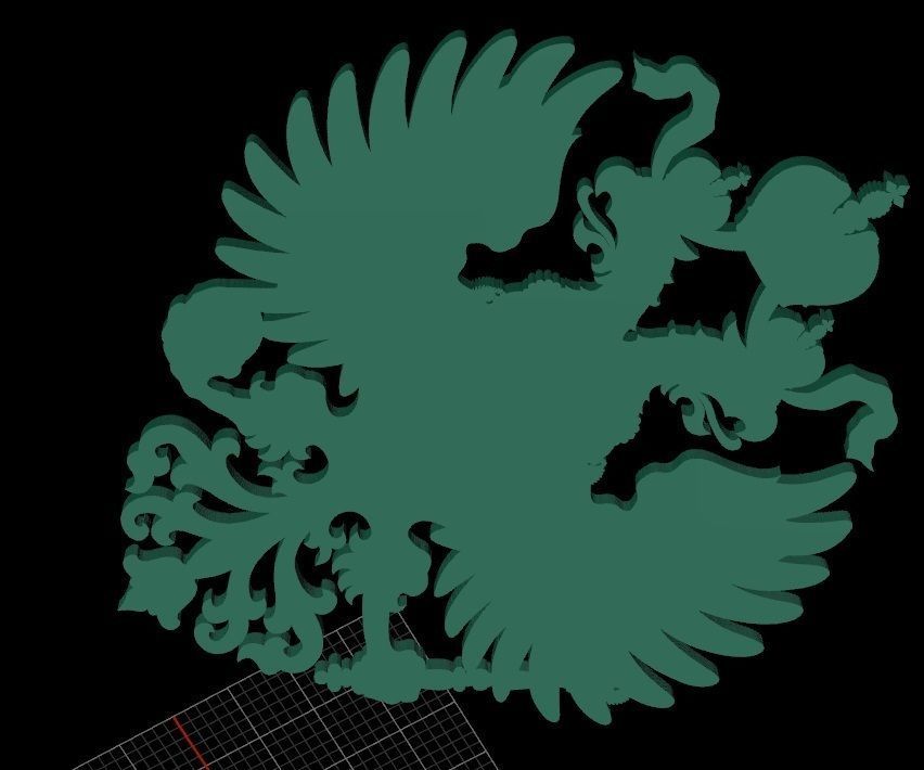 Gerb 6 coat of arms of the Russian Empire 3D model 3D printable | CGTrader