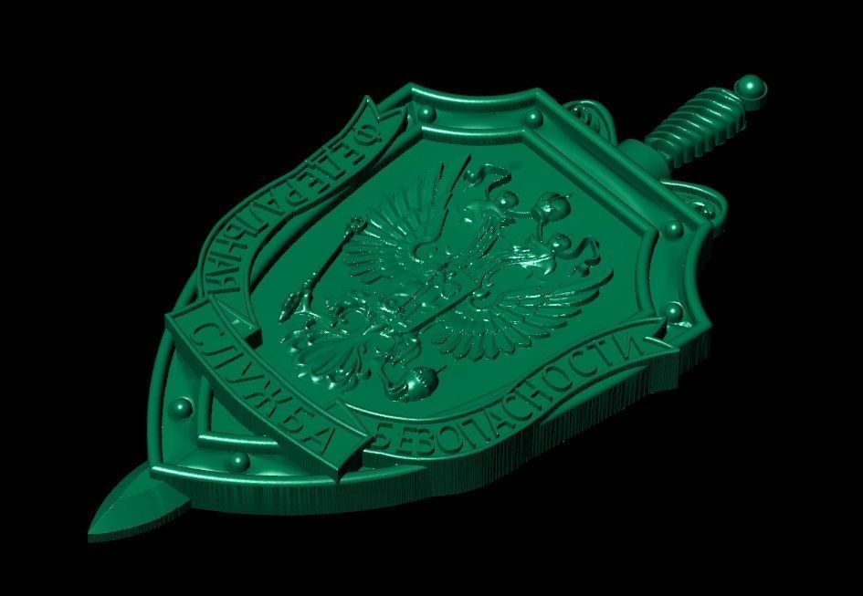 Gerb FSB 8 3D model 3D printable | CGTrader