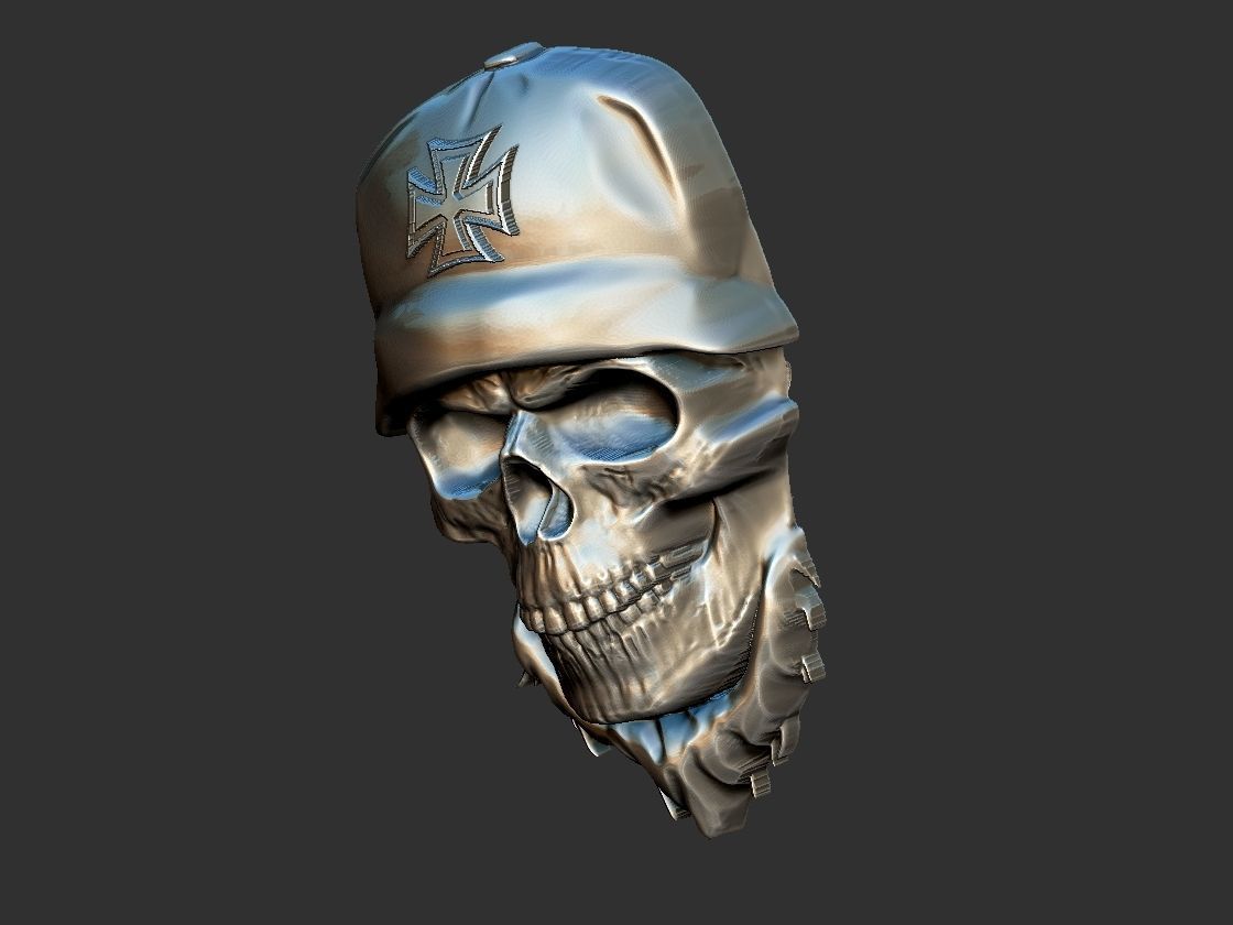 Insanos Caveira - Skull 3D model 3D printable | CGTrader