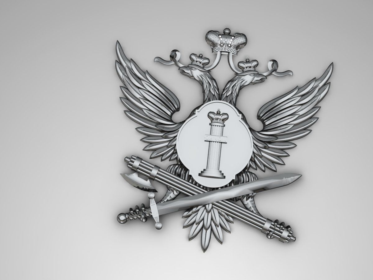 Gerb 9 FSIN 3D model 3D printable | CGTrader