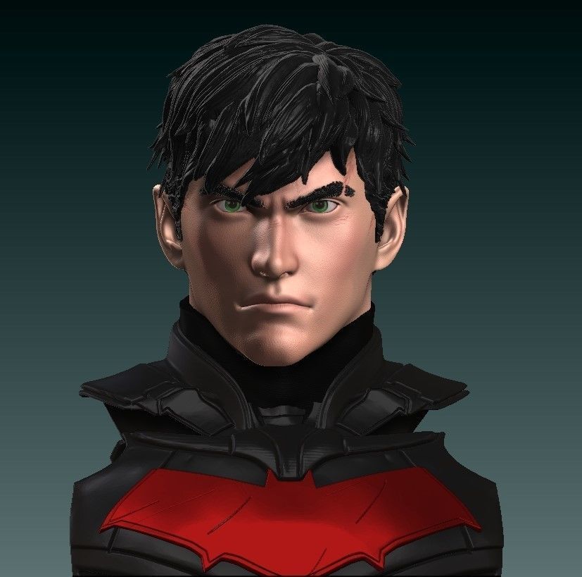 Red Hood Jason Todd Headsculpt one12 scale 3D model 3D printable | CGTrader
