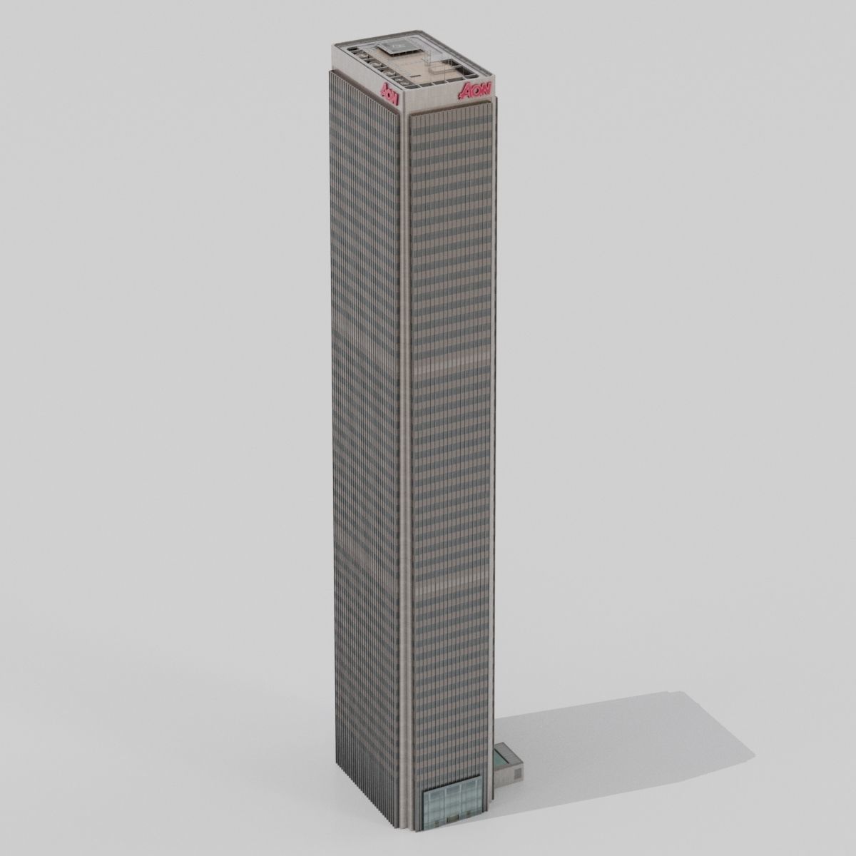3D model Downtown City Skyscraper VR / AR / low-poly | CGTrader