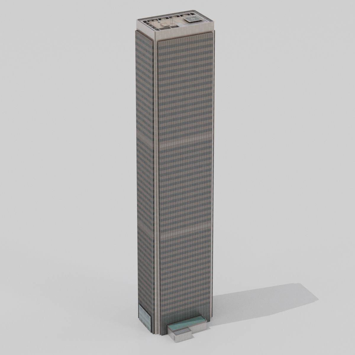 3D model Downtown City Skyscraper VR / AR / low-poly | CGTrader