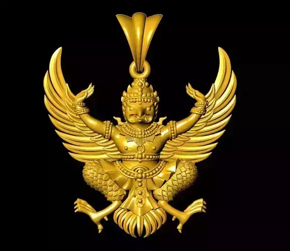 Garuda Sculpture Work-SCT101 3D model 3D printable | CGTrader