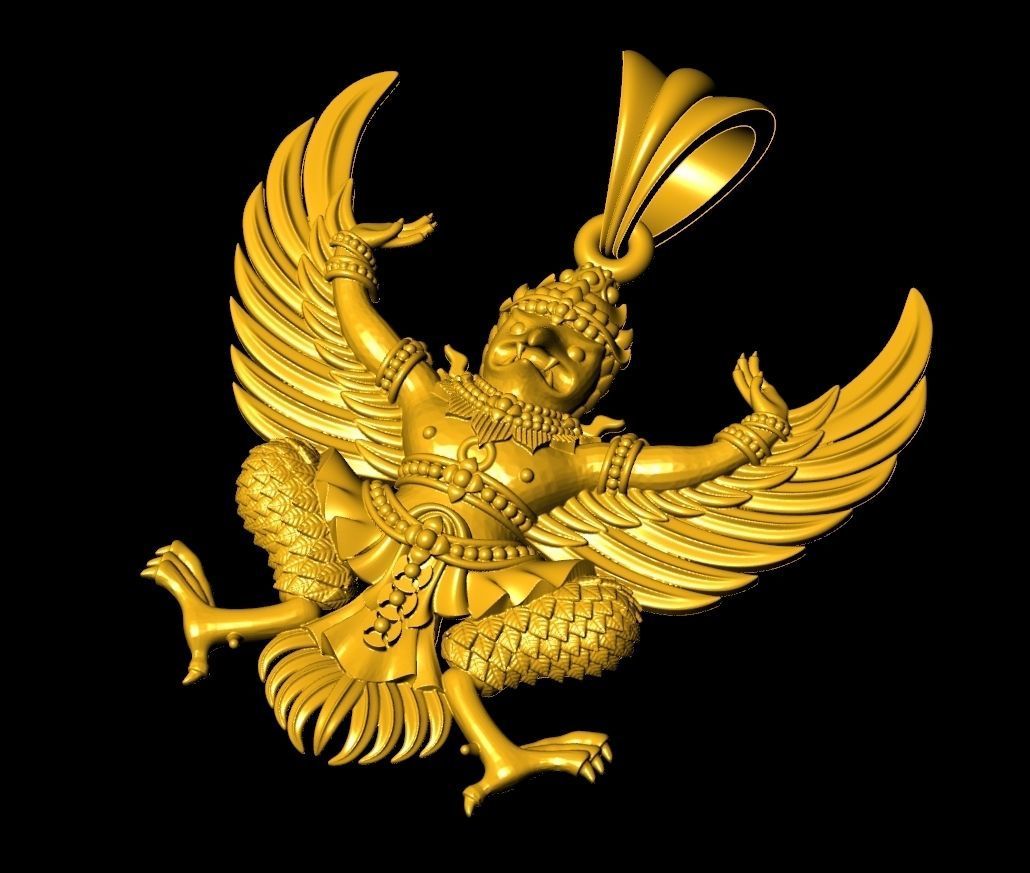 Garuda Sculpture Work-SCT101 3D model 3D printable | CGTrader