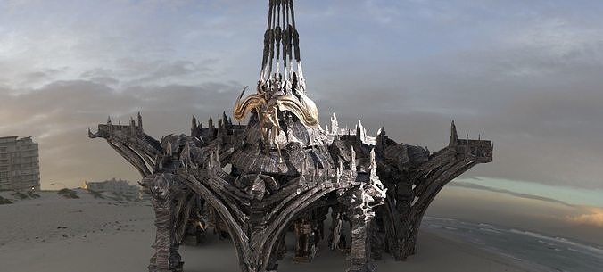 Egyptian Female Seth Temple 3D model | CGTrader