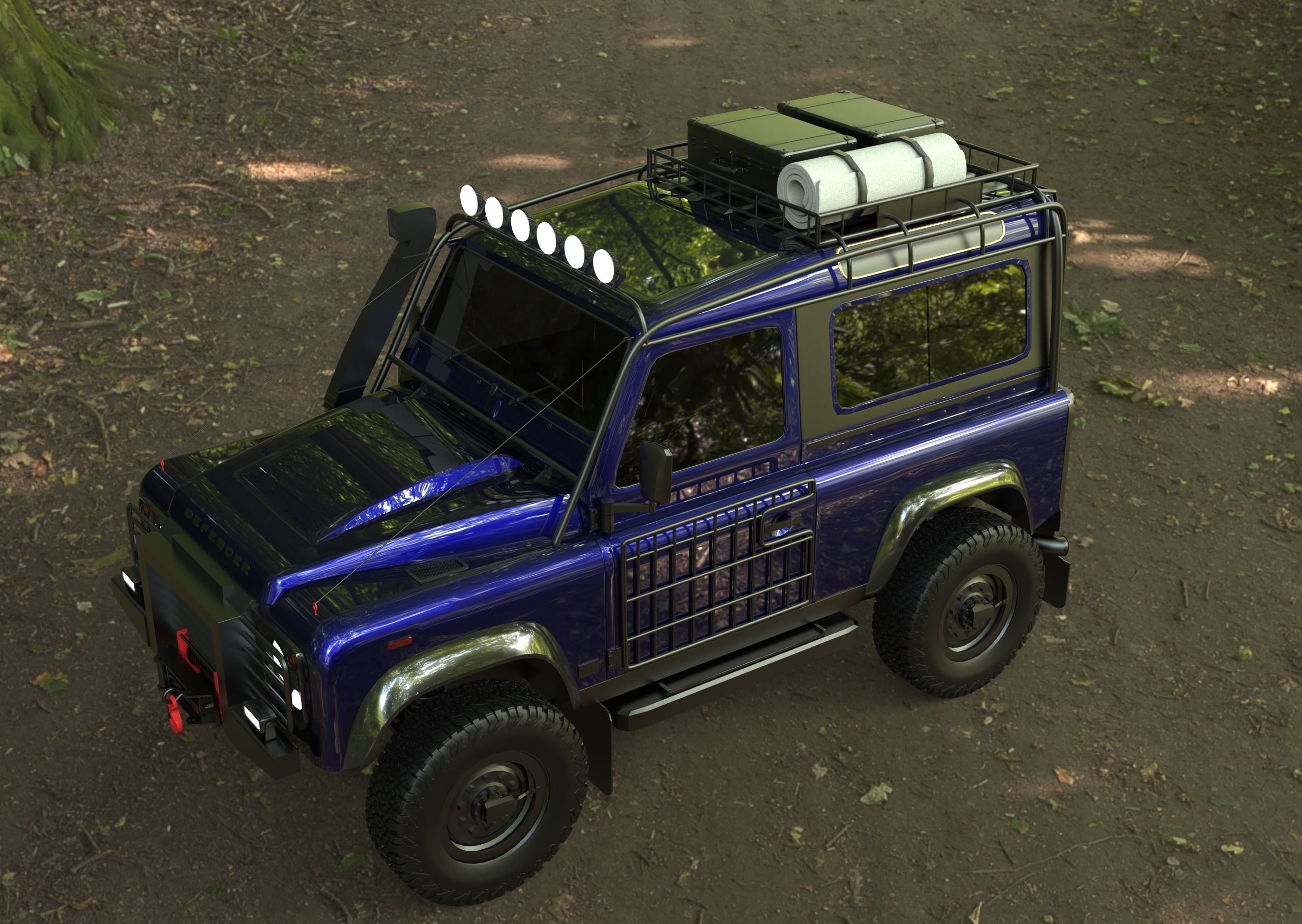 Defender 110 Off-Road Edition 3D model | CGTrader