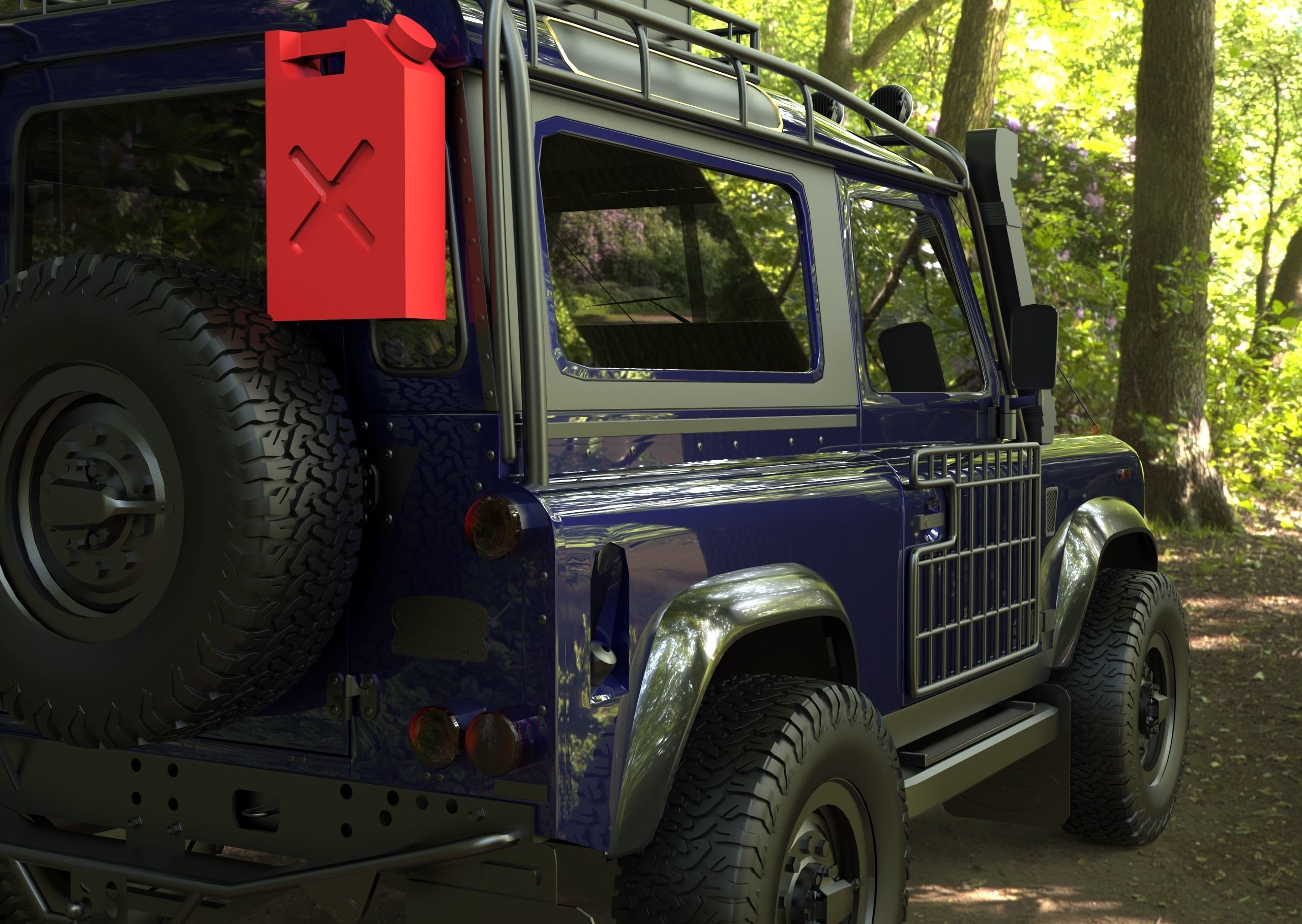 Defender 110 Off-Road Edition 3D model | CGTrader